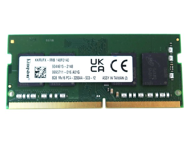 KINGSTON KKRVFX-MIB 8GB DDR4 SODIMM PC4-25600 3200MHZ MEMORY 9995711 ...