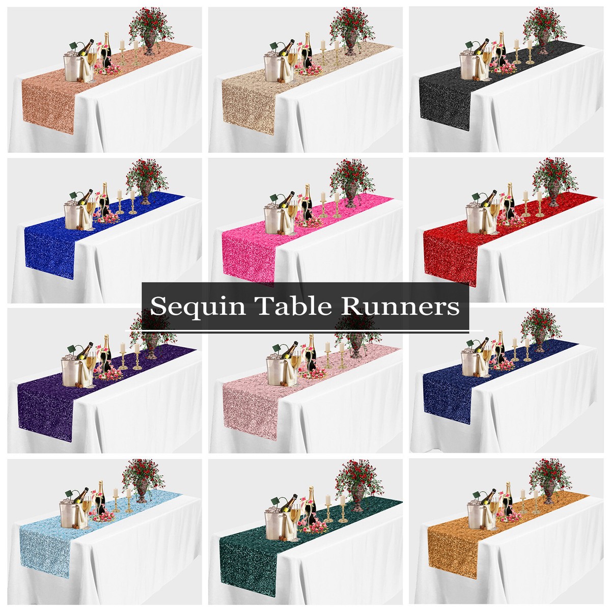 Bling Table Overlays Banquet