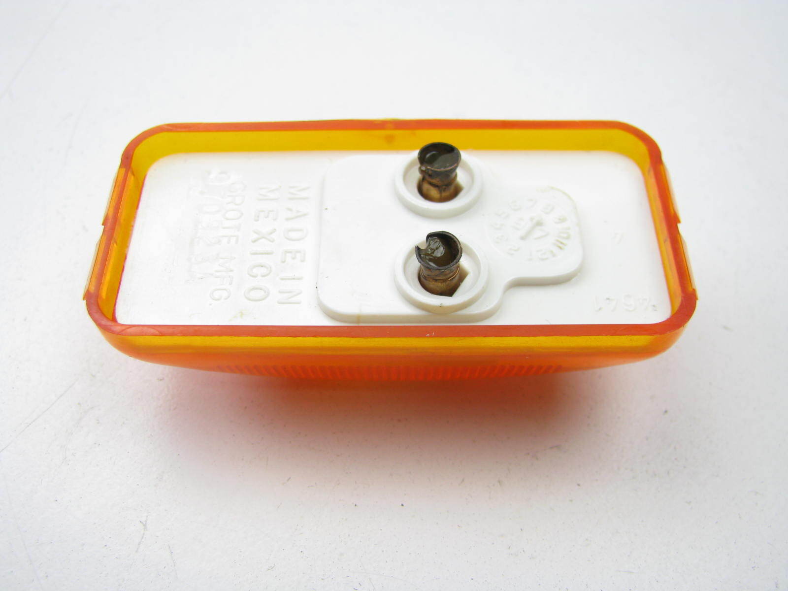 Grote 46413 Rectangle Clearance / Marker Light Lamp AMBER 2 Prongs | eBay