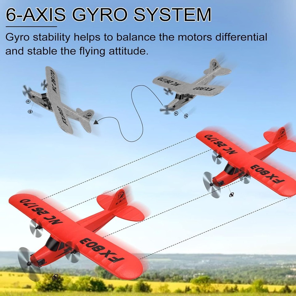 RC Plane RC Remote Glider Wingspan Radio Control Drones Airplanes RTF ...