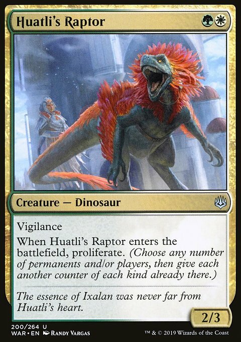 Magic the Gathering MTG Huatli's Raptor (200) War of the Spark LP | eBay