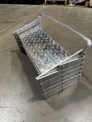 CR Brophy Machine Works AS03 18" Wide Aluminum RV Scissor 3 Step {whse2 ...