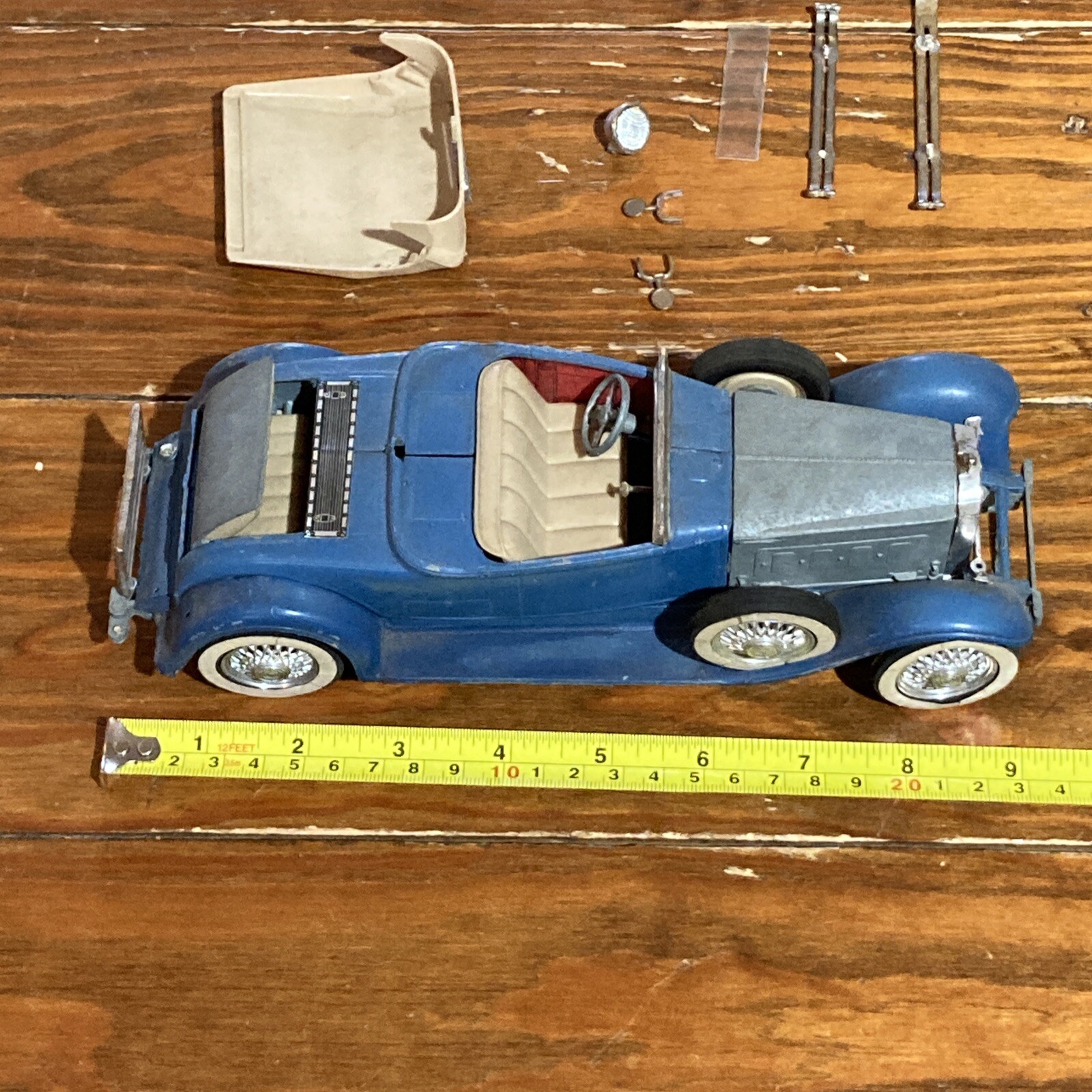 Vintage HUBLEY Metal Packard Roadster Model Parts lot #859K | eBay