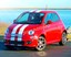 Fiat 500 4" Dual Rally Racing Stripes Decal Sticker Vinyl Wrap 500e ...