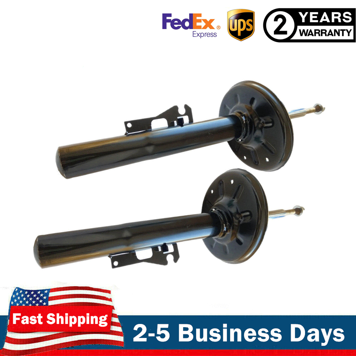 2PCS Front Shock Absorber Struts For Porsche 911 996 Carrera RWD 2WD ...