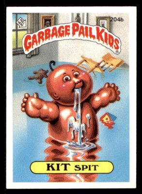 1986 Topps Garbage Pail Kids GPK Series 5 B #204b Kit Spit VG *e1 | eBay
