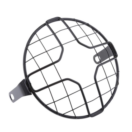 Motorcycle Retro Metal Front Headlight Protector Guard Cover | eBay