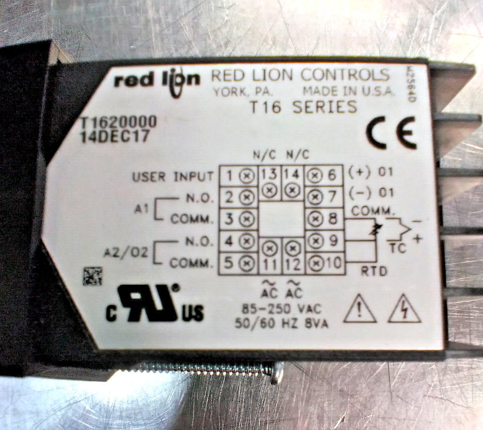 Red Lion T1620000 - Model T16 Temperature / Process Controller, PID ...