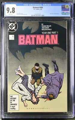 Batman #404 CGC 9.8 White 1987 - Frank Miller "Year 1" part #1 DC ...