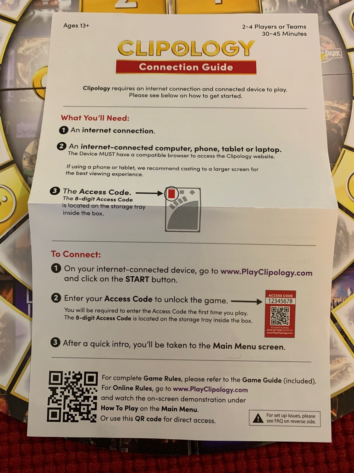 Clipology: Premier Streaming Board Game Real Clips from Movies & TV ...