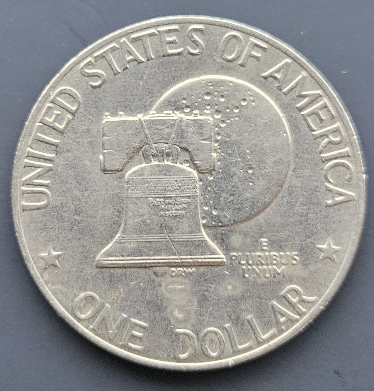 1776-1976 No Mint Mark Type 2 -Eisenhower Bell Moon Dollar US ...