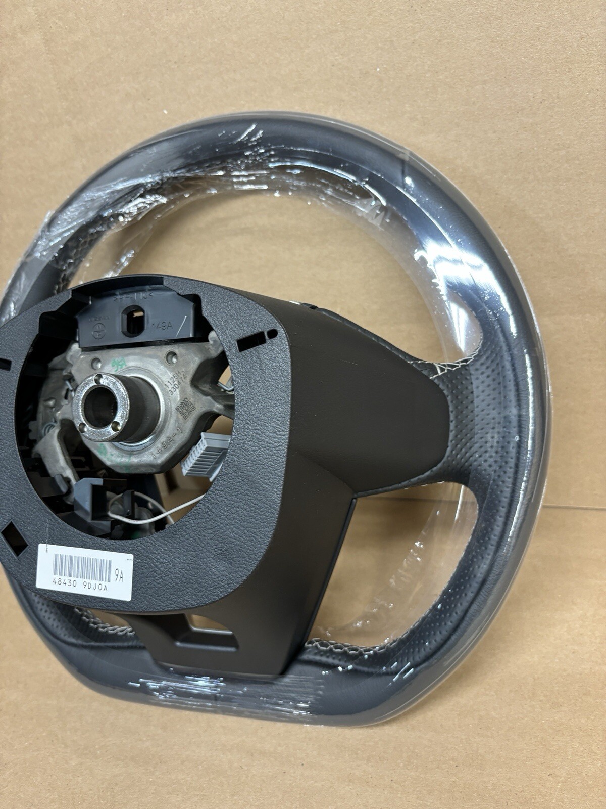 NEW OEM NISSAN MAXIMA 18-23 STEERING WHEEL BLACK/WHITE 48430-9DJ0A | eBay