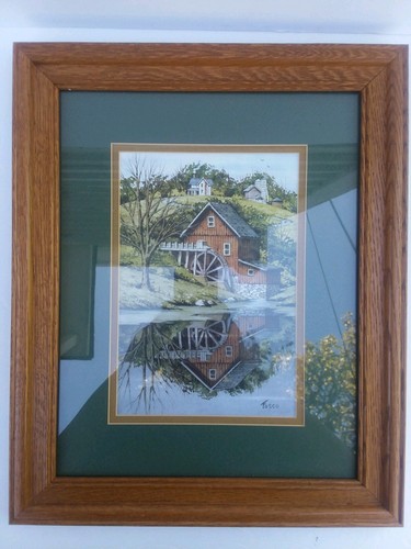 Signed Artist Don Fusco Art Numbered Lithograph Watermill 272/350 Print ...