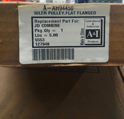 A&I Prod. Replaces A-AH94450 IDLER PULLEYFLAT FLANGED | eBay