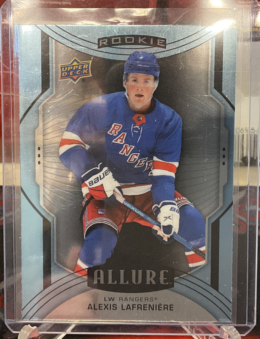Alexis Lafreniere 2020-21 Allure Hockey Rookie SP Sky Blue #150 Rangers ...