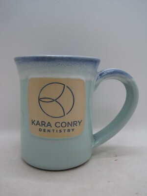 Deneen Pottery 2020 Kara Conry Dentistry Light Powder Blue Mug | eBay