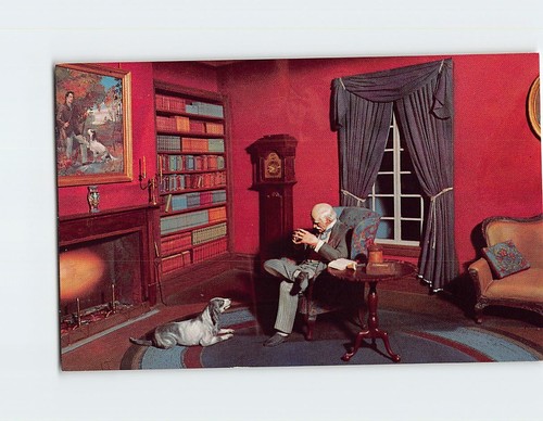 Postcard "Old Dog Tray" diorama, Stephen Foster Museum, White Springs ...