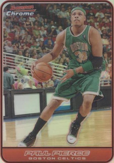 2006-07 Bowman Draft Picks & Stars - Chrome Paul Pierce #99 Refractor ...