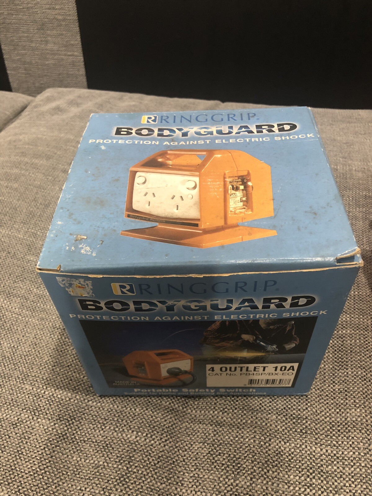 Ringgrip Bodyguard Portable Safety Switch 4 Outlet 10A PB4SP/BX-EO ...