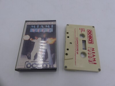 1986 OCEAN SOFTWARE COMMODORE 64 MIAMI VICE GAME COMPLETE IN BOX | eBay