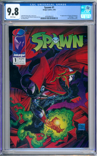 Spawn 1 CGC Graded 9.8 NM/MT McFarlane Image Comics 1992 | eBay