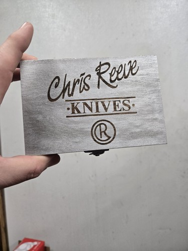 Chris Reeves Knife Custom Laser Engraved Trinket Box | eBay