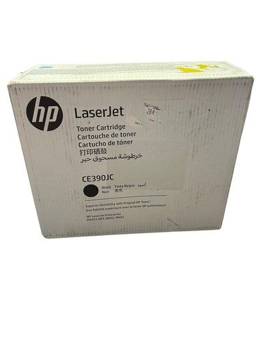 Genuine HP LaserJet CE390JC Black Toner Cartridge for M4555, M602, M603 ...