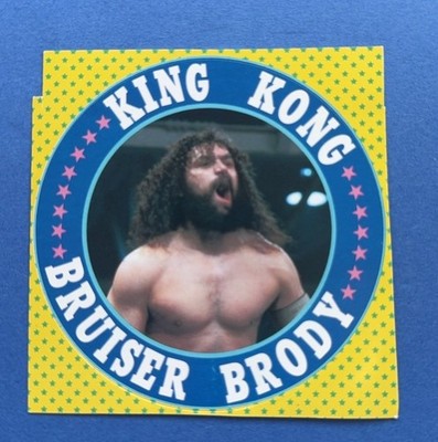 Bruiser Brody 1984BigWrestler STICKER Hand cut from a magazine | eBay