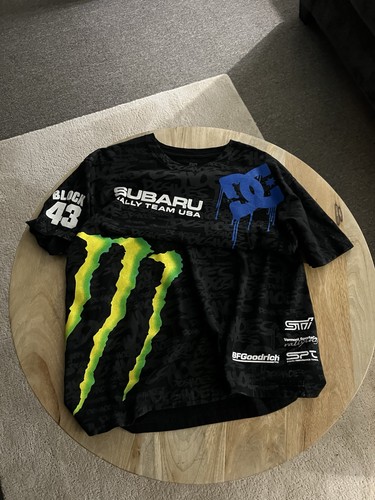 Ken Block Vintage DC Subaru Rally Team T-Shirt Monster Energy, Large | eBay