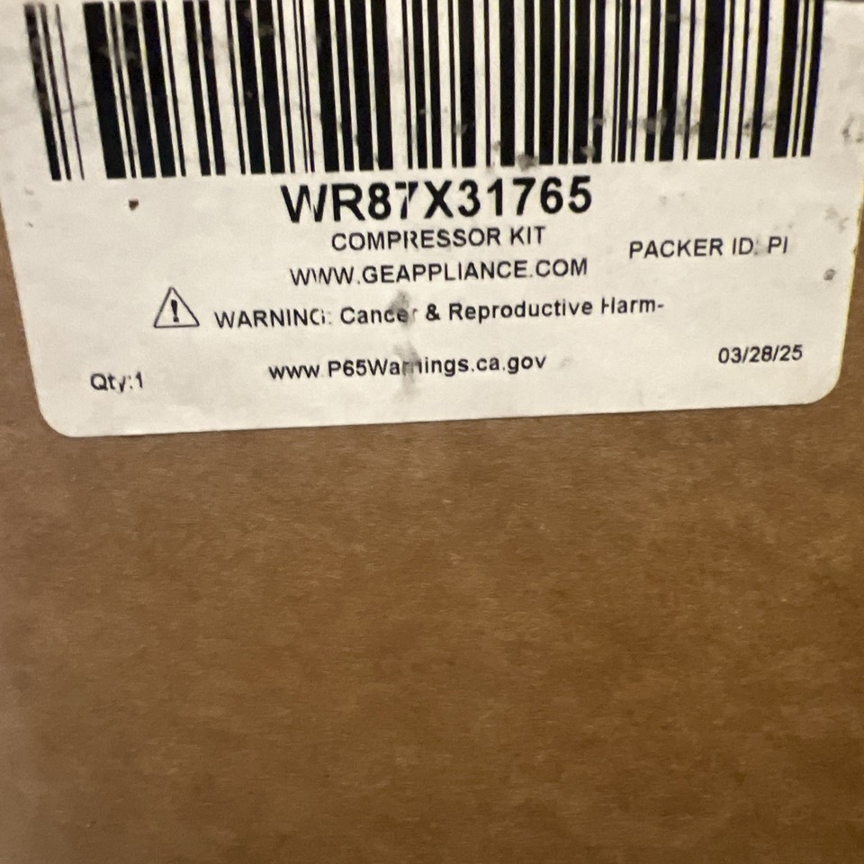 WR87X31765 OEM GE Refrigerator Compressor | eBay