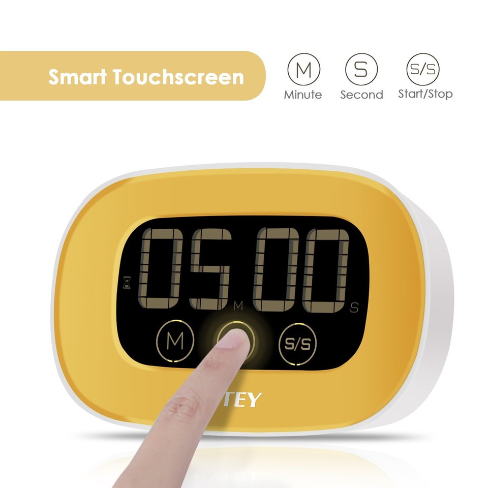 INTEY NY-K10 Touch Screen Magnetic Digital Kitchen Cooking Timer | eBay