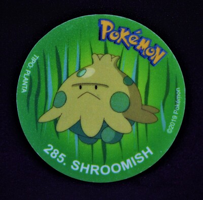 TAZO POKEMON DKV #285 SHROOMISH 2019 Hoenn PERU South America Pogs ...