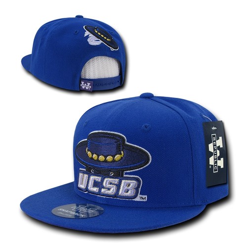 UCSB Santa Barbara UC Gauchos NCAA Flat Bill Snapback Ball Baseball Hat ...