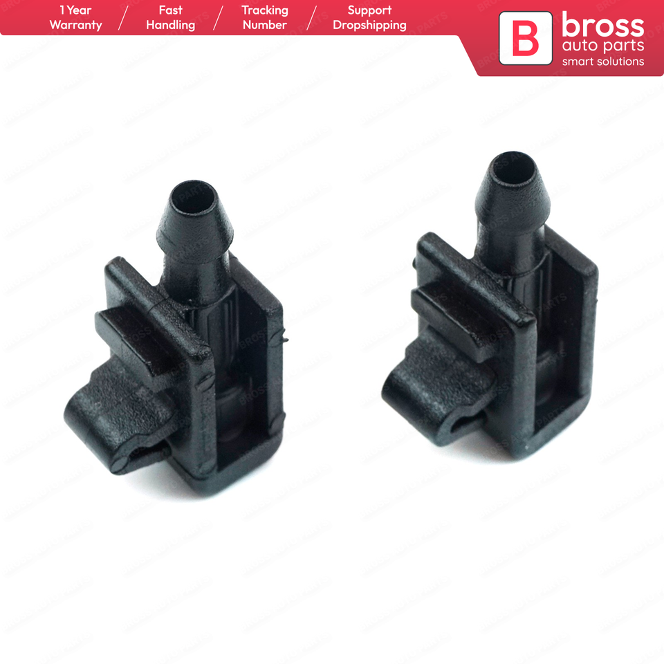 2x Front Windscreen Washer Nozzle Spray Jets 8200082347 for Renault ...