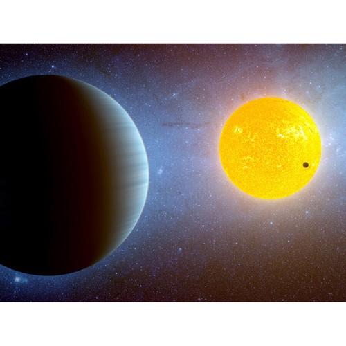 Space NASA Kepler-10 Star System Planet Illustration Canvas Art Print ...