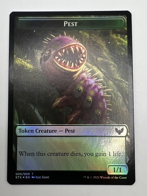 MTG Elemental Token // Pest Token Strixhaven: School of Mages 002/009 ...