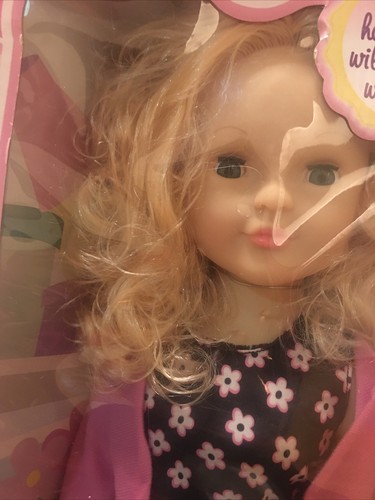 2013 UNEEDA WISPY WALKER 27" WALKING DOLL - BLOND HAIR, BLUE EYES | eBay