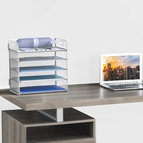 Letter Tray Paper Organizer 5-Tier Desk Organizer 5-tier Desk Organizer ...