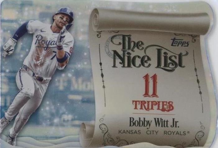 2024 Topps Holiday - Making the Nice List Bobby Witt Jr. #MNL-8 for ...