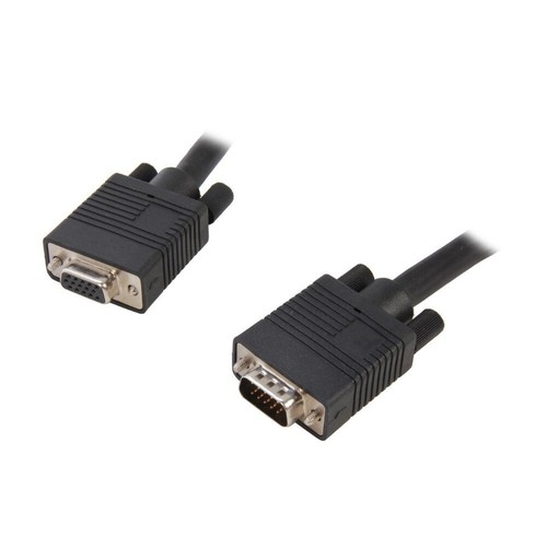 Fuji Labs VGA Male to Female Monitor Extension Cable with Ferrite Core ...