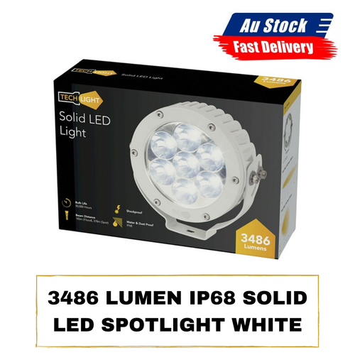 3486 Lumen IP68 Solid LED Spotlight White | eBay