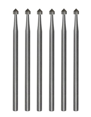 6 Pack of Steel Stone Setting Burs 4.00 MM w/ 3/32" Shank Jewelry ...