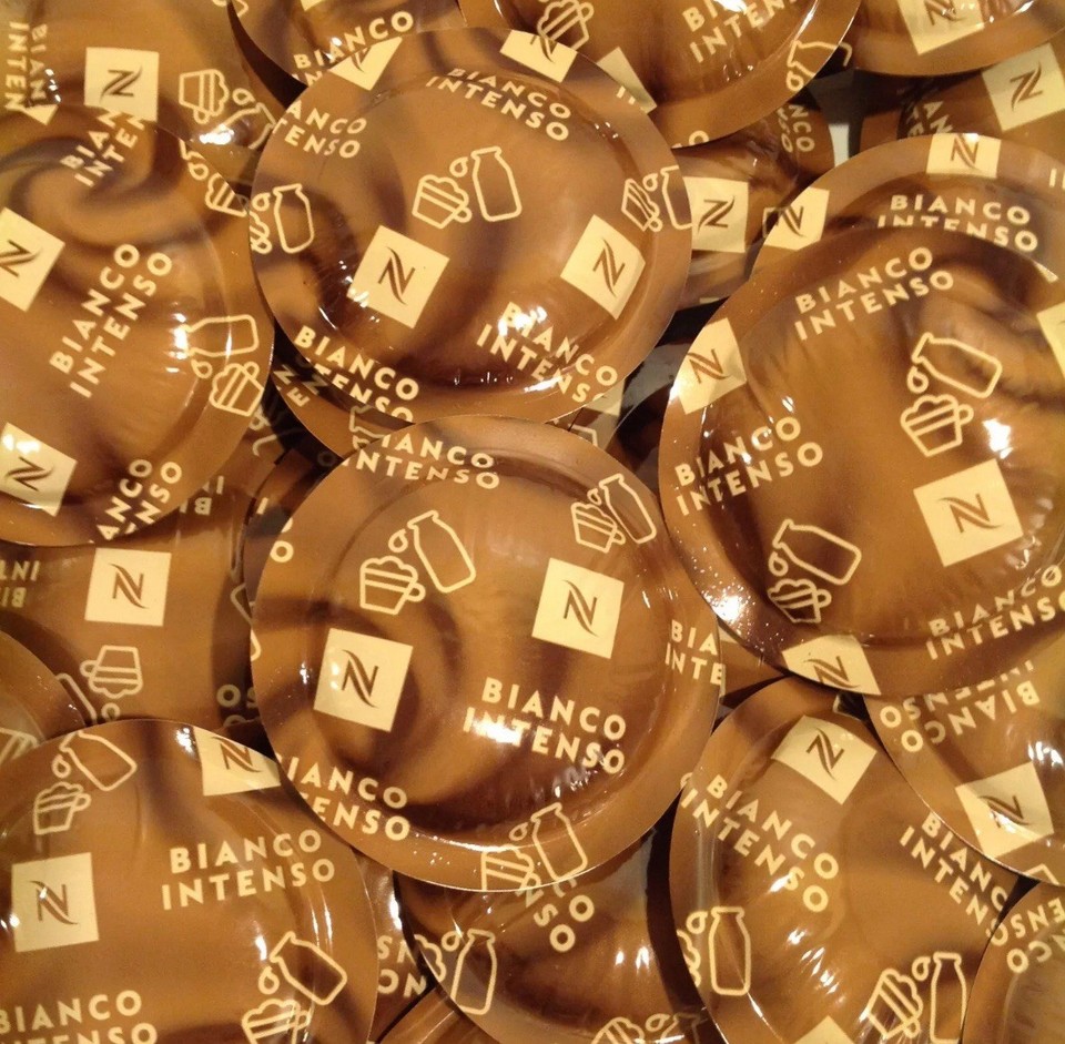 Nespresso Professional Bianco Intenso Coffee Pods Singles 100ct LOOSE ...