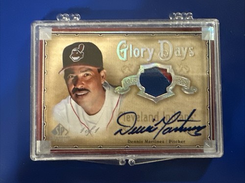 DENNIS MARTINEZ 1/1 2005 SP Legendary Cuts Classic Careers Auto GD-DE ...