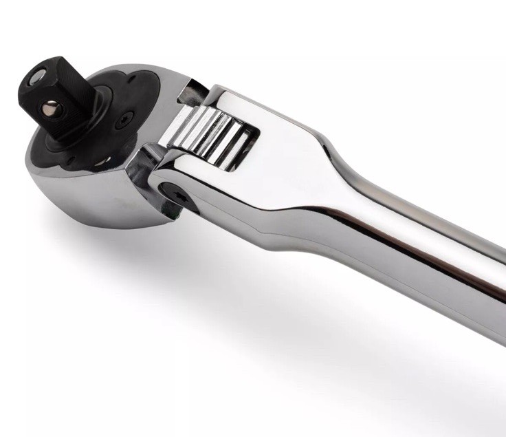 Eastwood 1/2" Drive Extra Long Flex Head Ratchet Drop Forged Steel ...