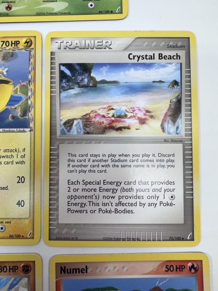 Pokémon EX Crystal Guardians 2006 Pelipper, Bulbasaur, Combusken, Numel ...