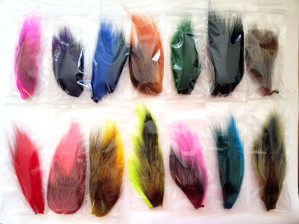 BUCKTAIL COMBO PACK - 14 COLORS - CUSTOM COMBOS - Fly Tying Material ...