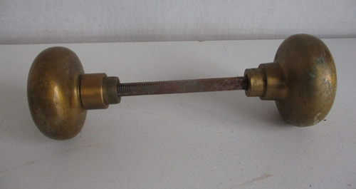 Antique Victorian Solid Brass Door Knob set | eBay
