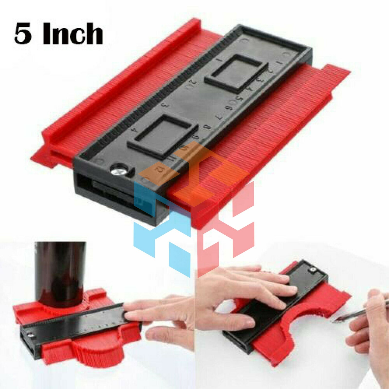 Saker Shape Profile Contour Gauge Plastic Woodworking Tool Duplicator ...