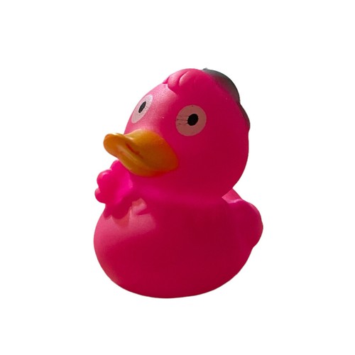 Mountain Man Treasure Rubber Duck Reseller Duck - Pink- Squeaks! | eBay